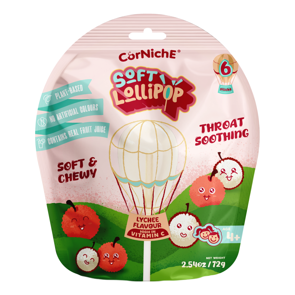 SOFT LOLLIPOP Lychee VitaminC Flavour - Corniche